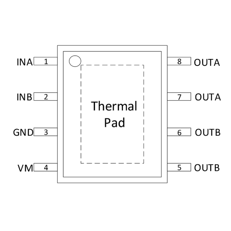 SSP2617 single-channel H-bridge driver chip - Shanghai Siproin ...